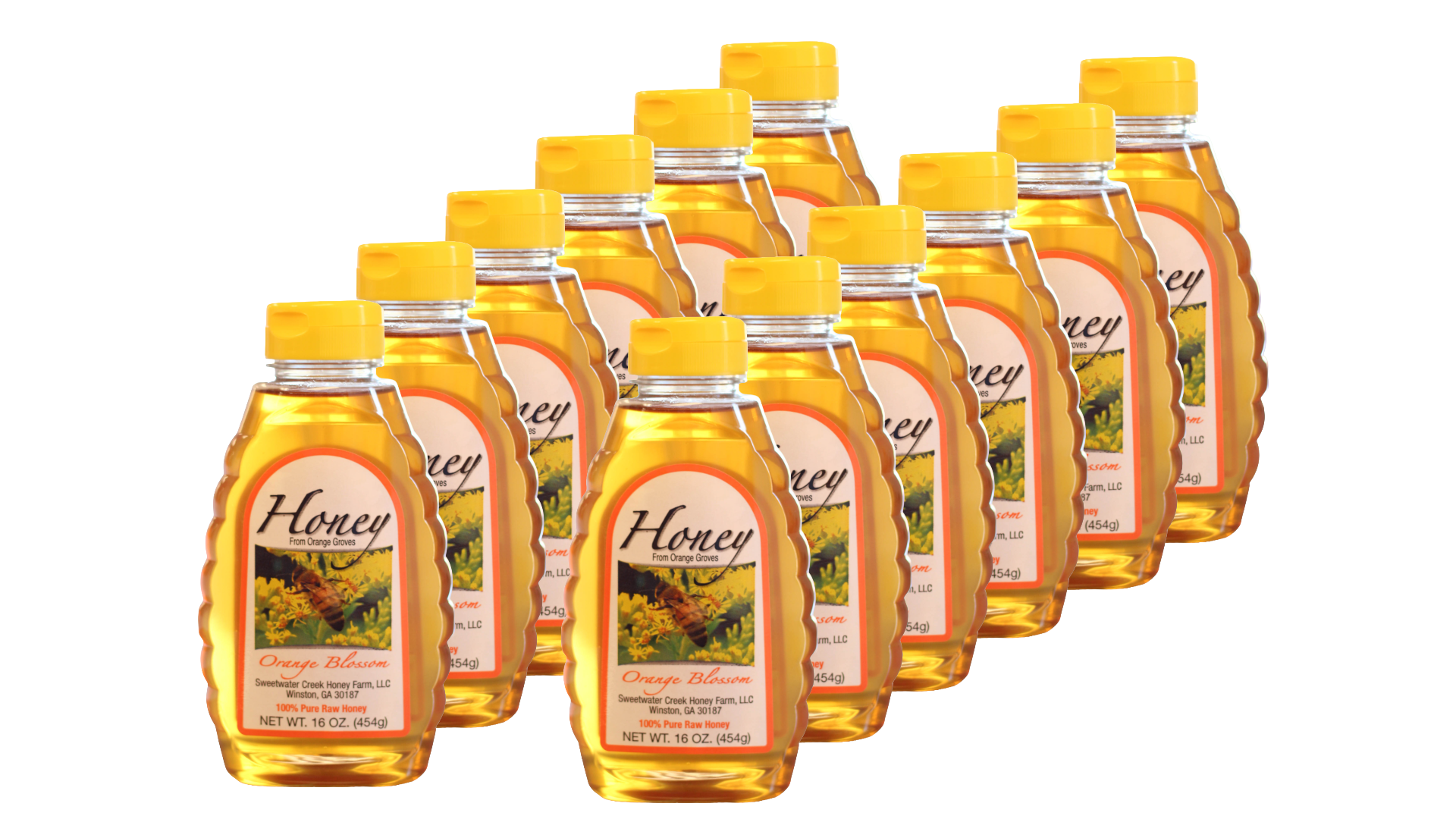 Orange Blossom Honey Cases – Sweetwater Creek Honey Farm